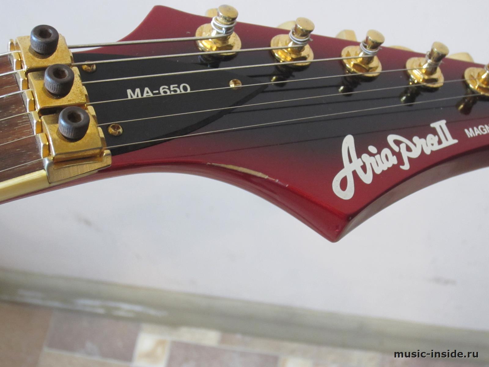 Aria Pro II MA-650 электрогитара #2031 (1989 Япония)